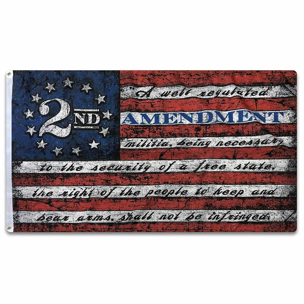2nd Amendment Flag 3x5 Outdoor- American's Orignal Homeland Security ...