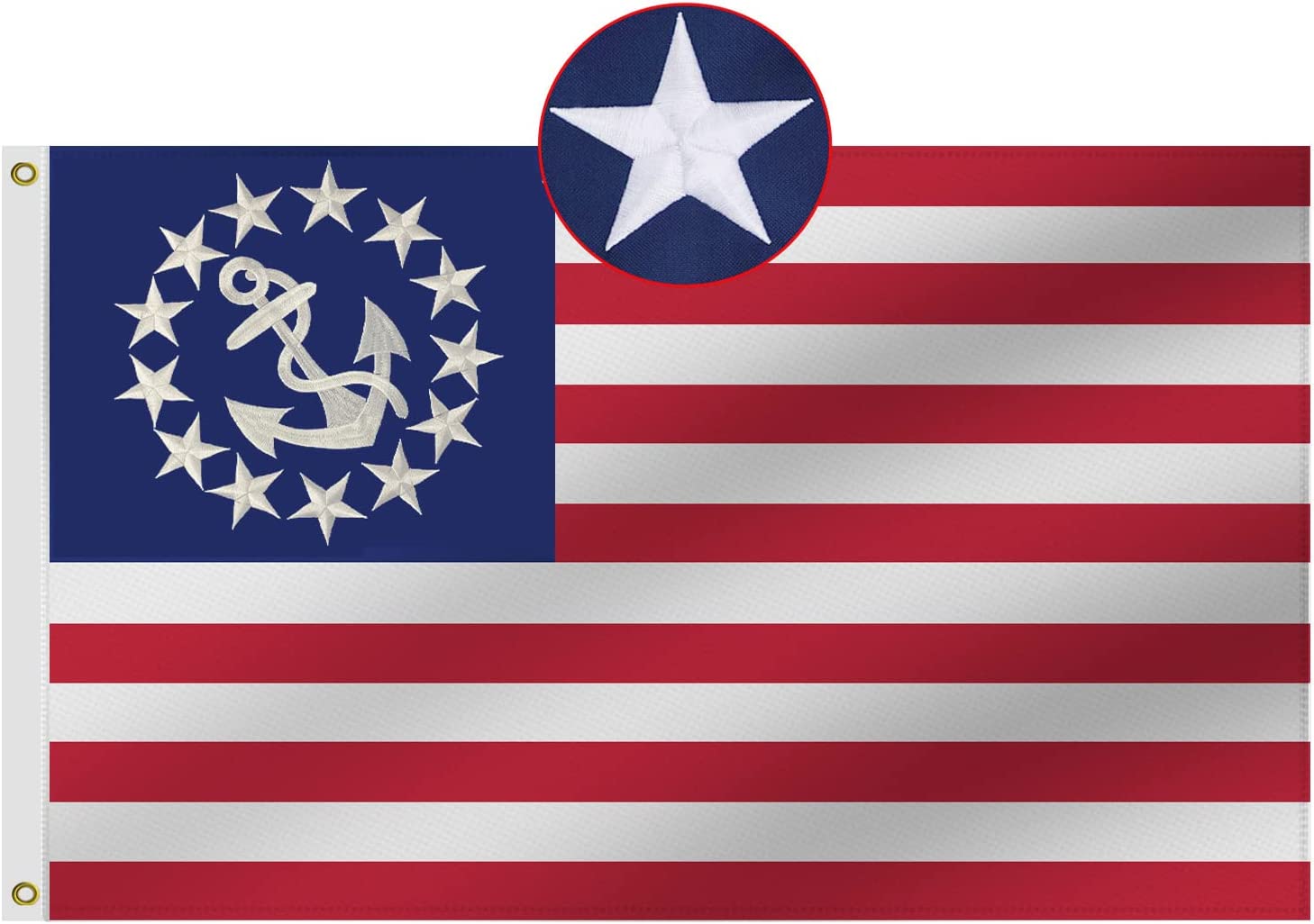 24″x36″ United States Official Yacht Ensign Flag